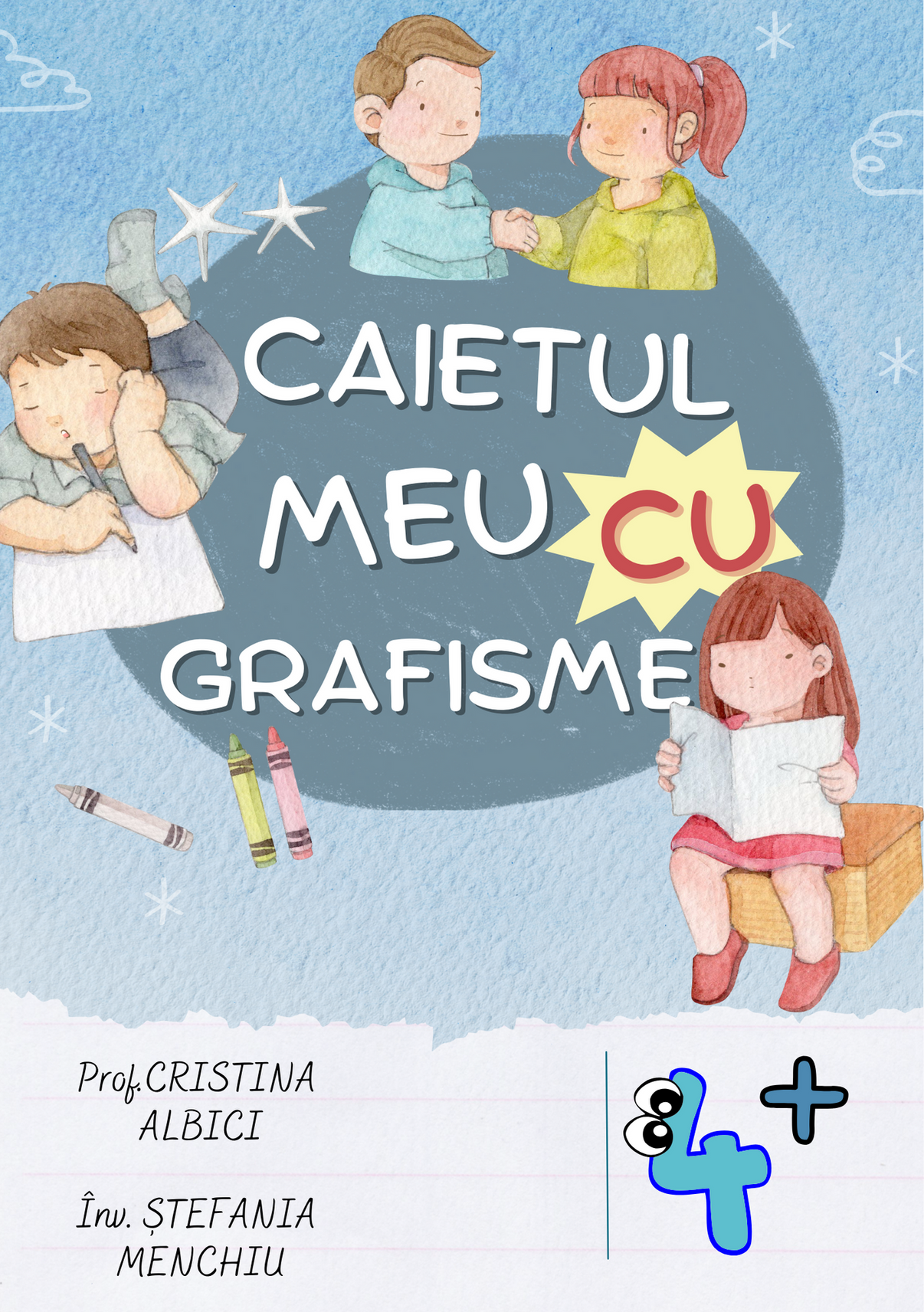 Caietul Meu cu Grafisme – Materiale Didactice Adaptate Copiilor cu CES