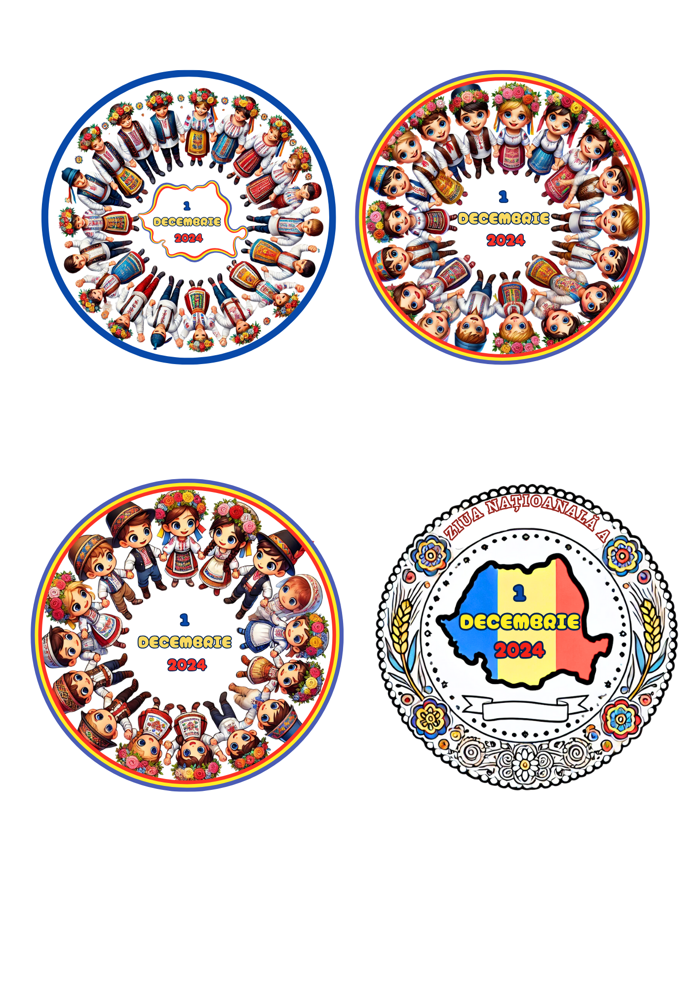 Insigne 1 DECEMBRIE – Materiale Didactice Adaptate Copiilor cu CES